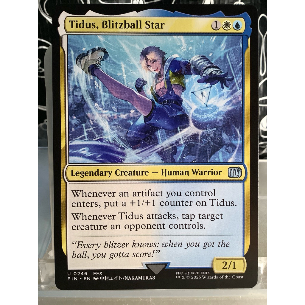 MTG - Tidus, Blitzball Star (Universes Beyond: Final Fantasy) | Shopee ...