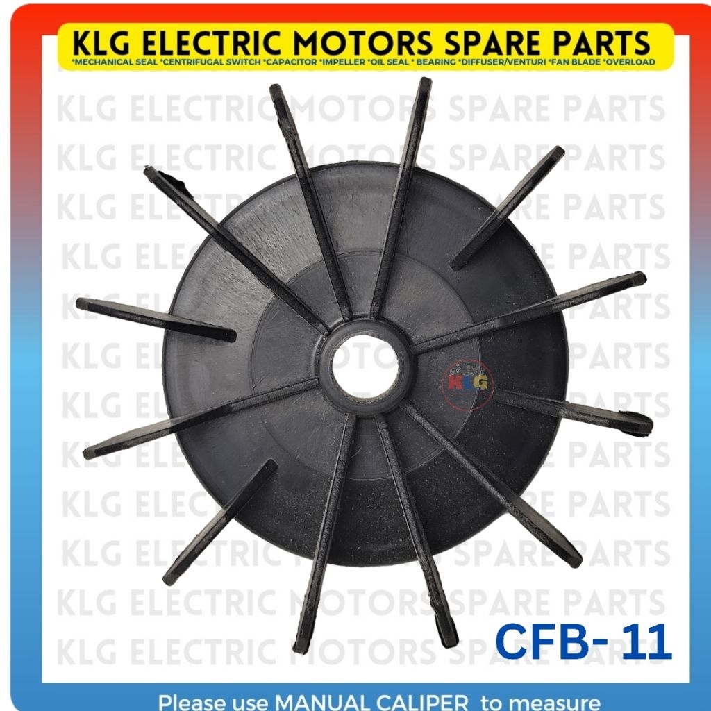 Water pump fan blade 12mm x 100 CFB11 WHOLEROUND | Shopee Philippines