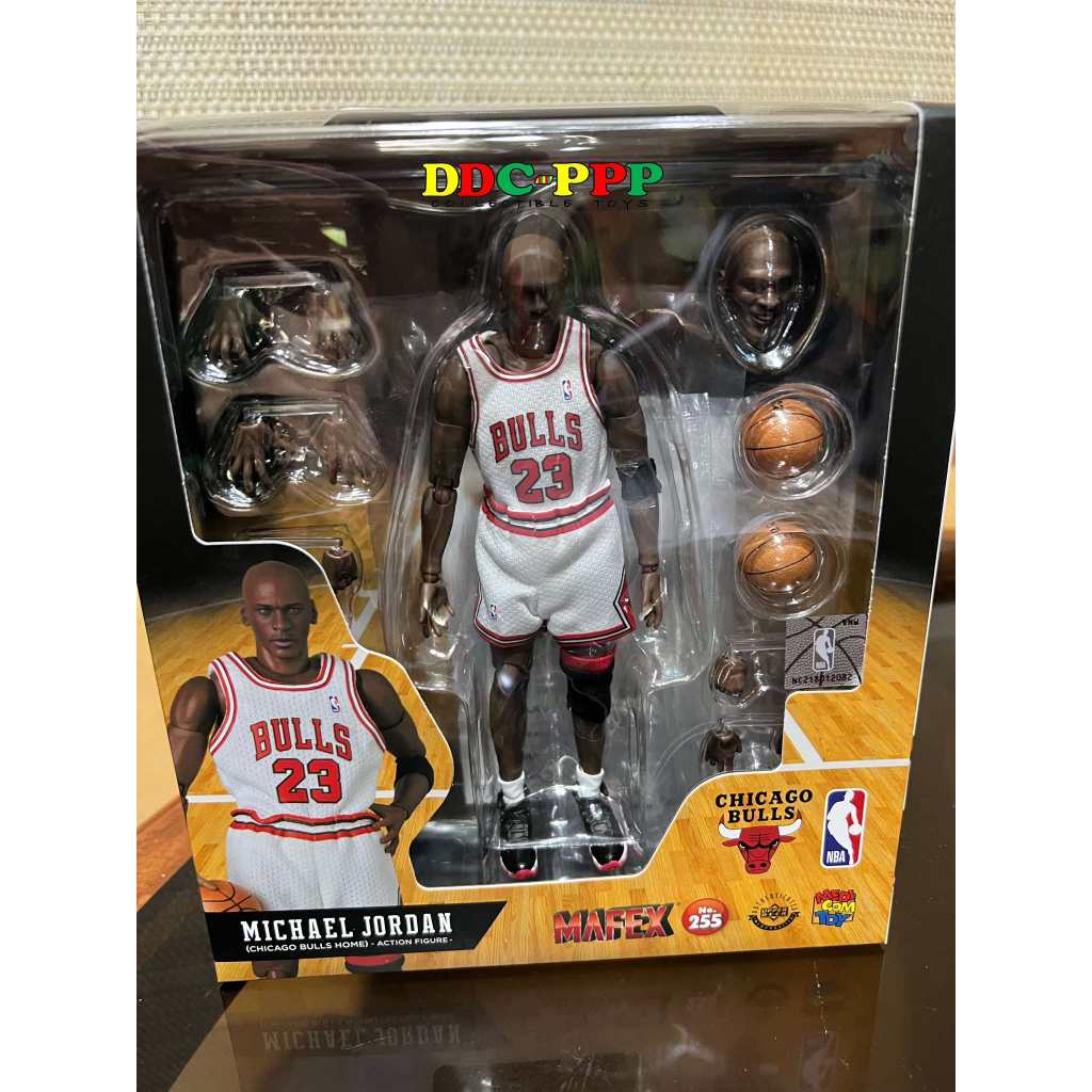 MAFEX NBA MICHAEL JORDAN CHICAGO BULLS HOME NO. 255 ACTION FIGURE ...