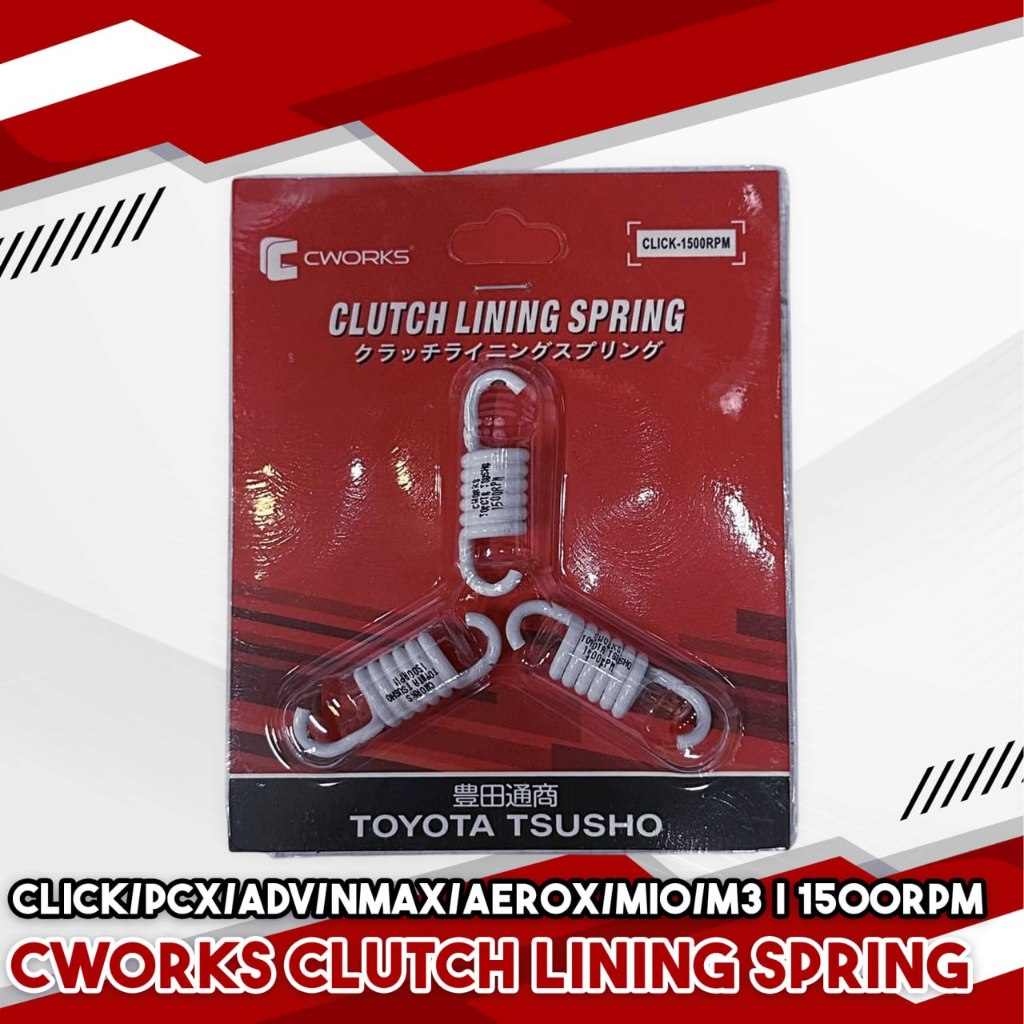 CWORKS CLUTCH SPRING CLICK/PCX/ADV/NMAX/AEROX/MIO/M3/MIOSPORTY/BEAT ...