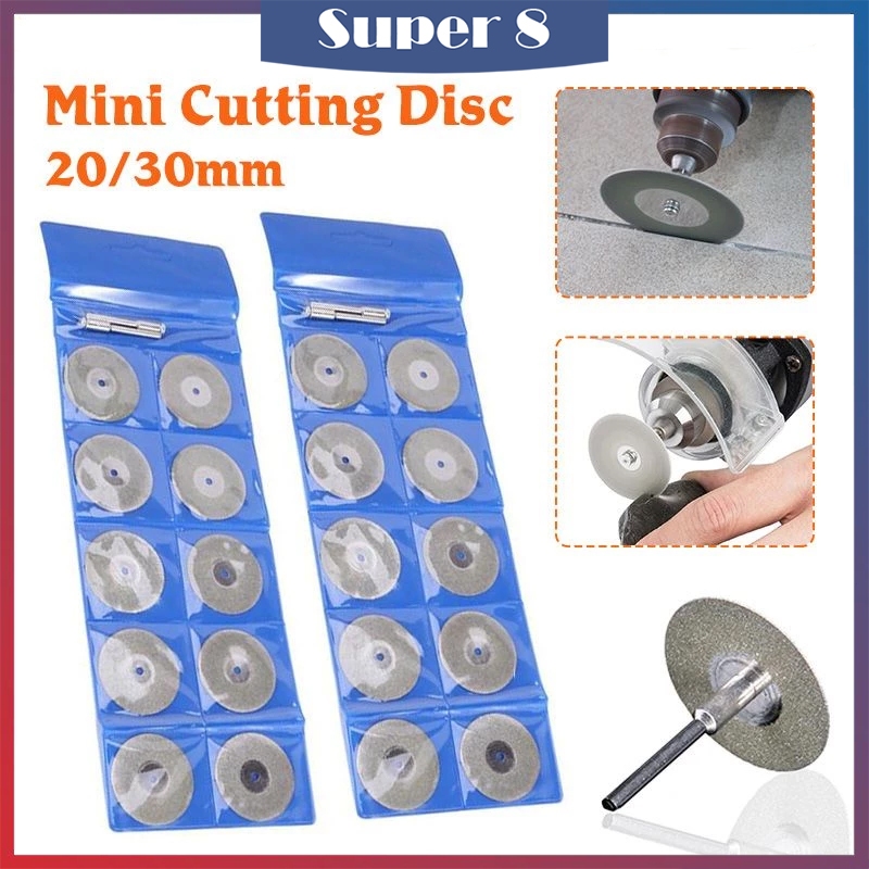 10pcs 20mm 30mm Mini Cutting Disc Metal Grinding Wheel Disc Diamond ...