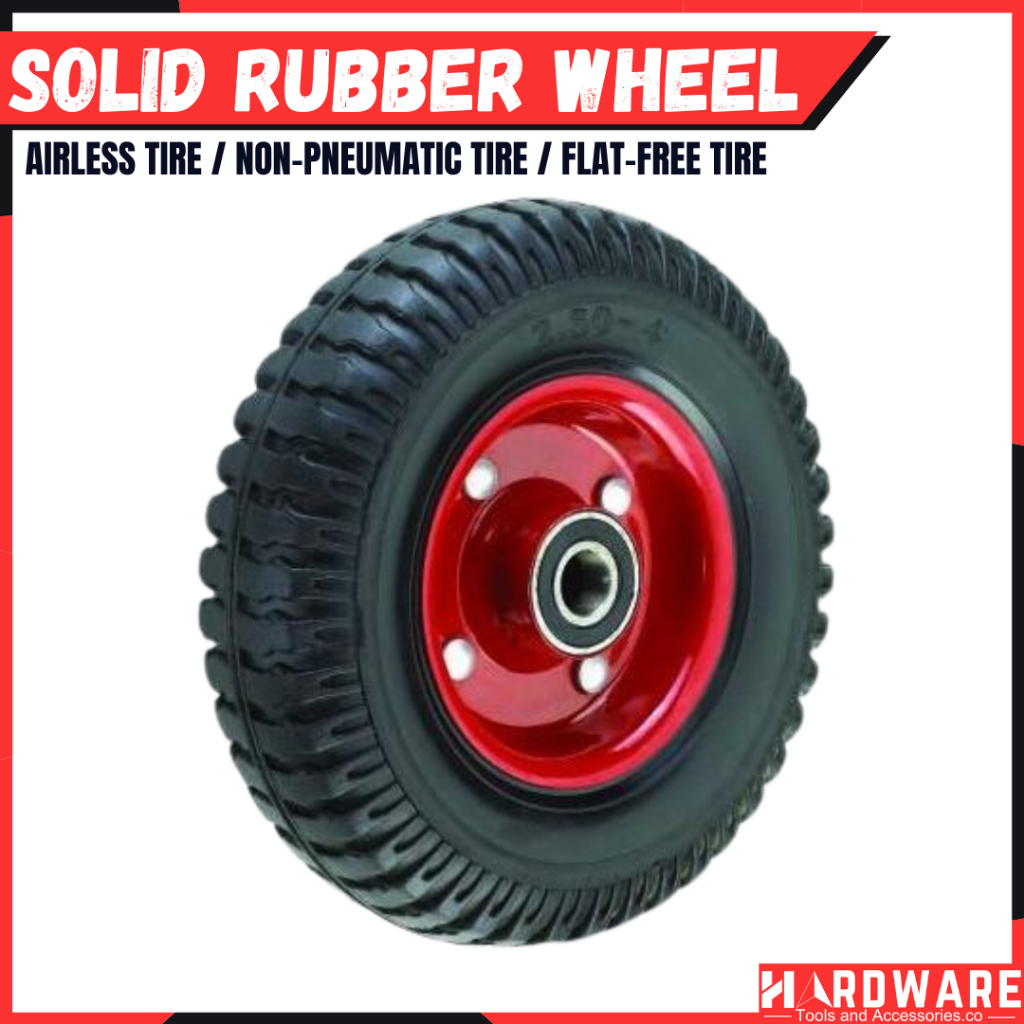 Silent Rubber Wheel For Push Cart Wheel Heavy Duty Rubber Wheel Tire ...