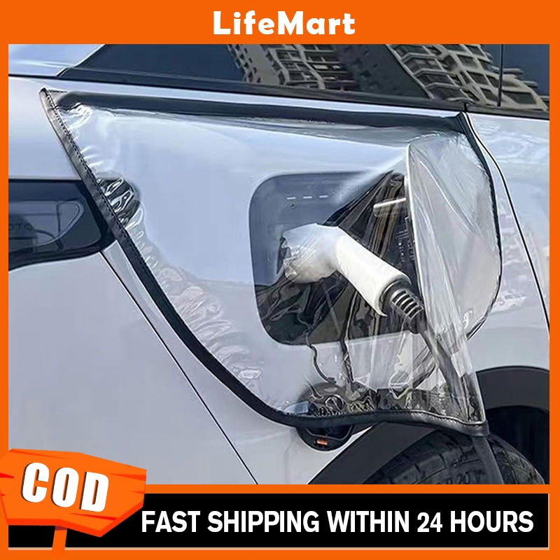 Transparent Ev Charger Port Cover For Fit Most Electric Vehicles ...