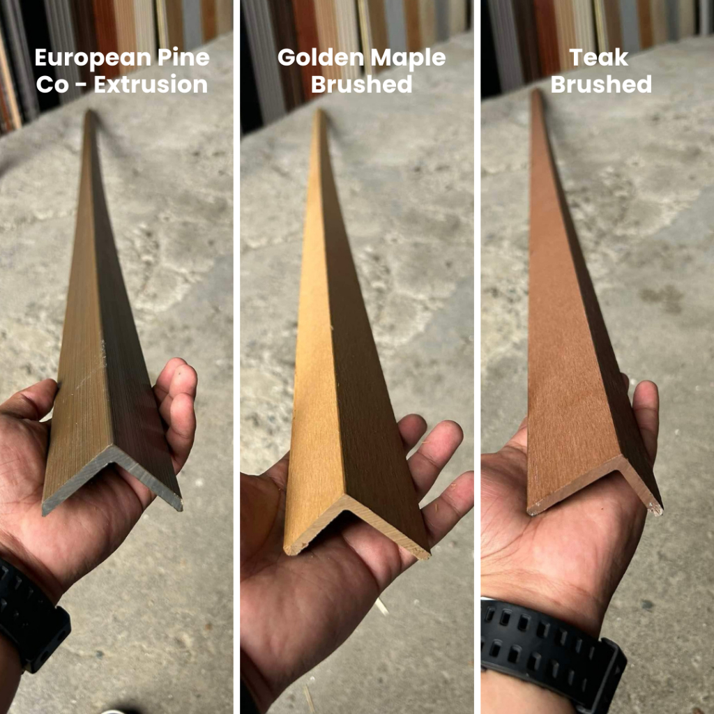 WPC Lcorner / Angle Trim / Edging / Endcap for Indoor and Outdoor ...