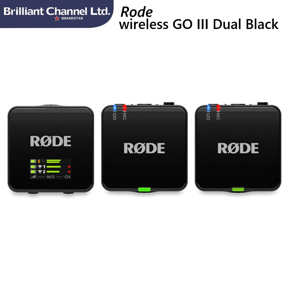 Rode Wireless GO III Dual Compact Wireless Microphone System | Shopee ...