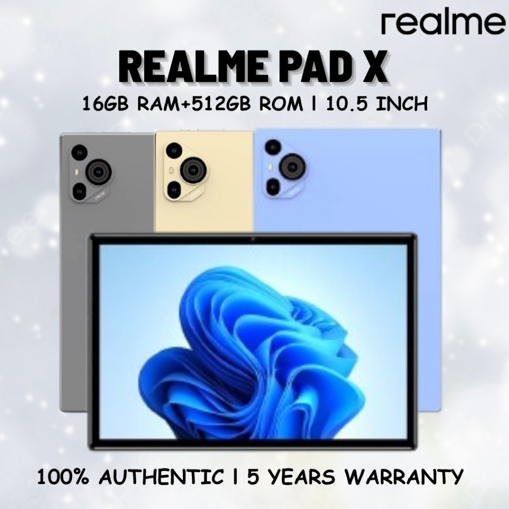 𝗥𝗲𝗮𝗹𝗺𝗲 Pad Pro Tablet | 16GB RAM+512GB ROM | 4K Full Screen 4G LTE Dual ...