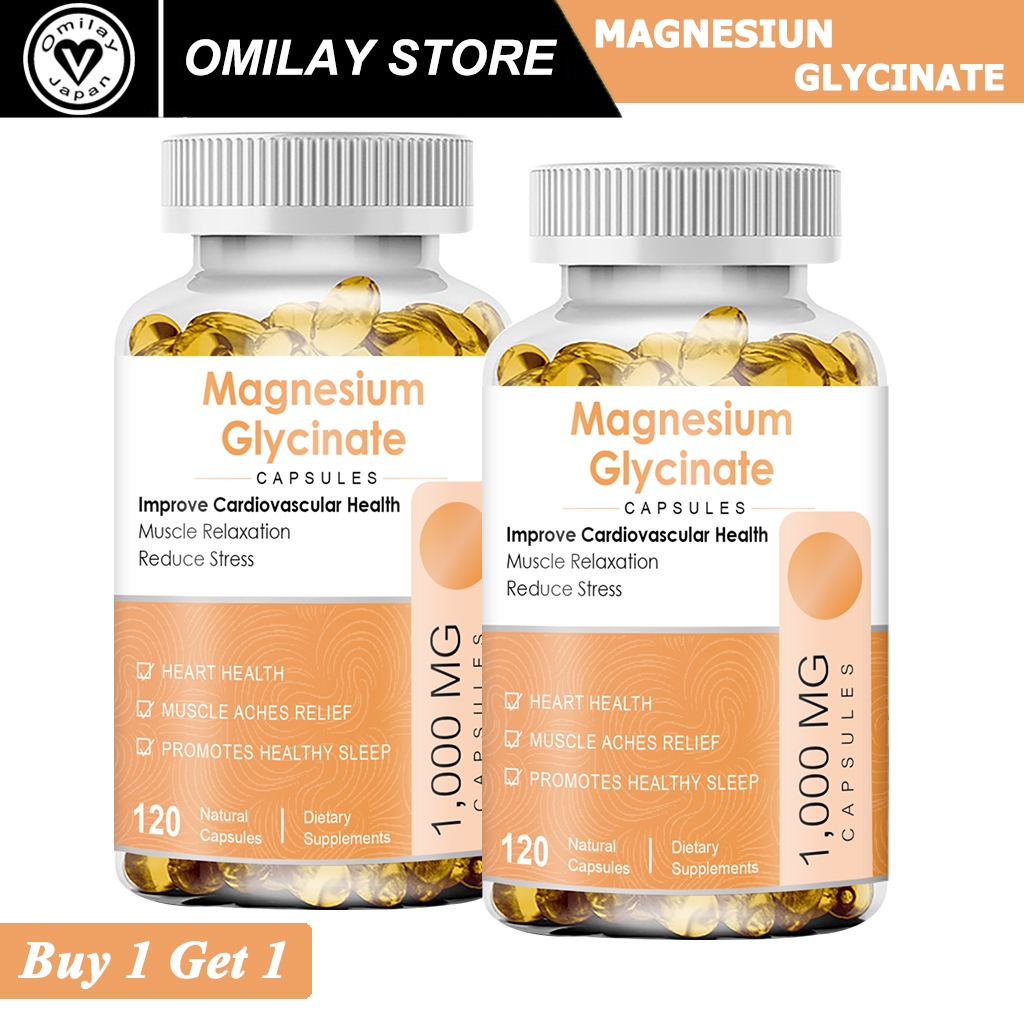 Omilay Magnesium Glycinate Capsules Improve Sleep Support Bone Health ...