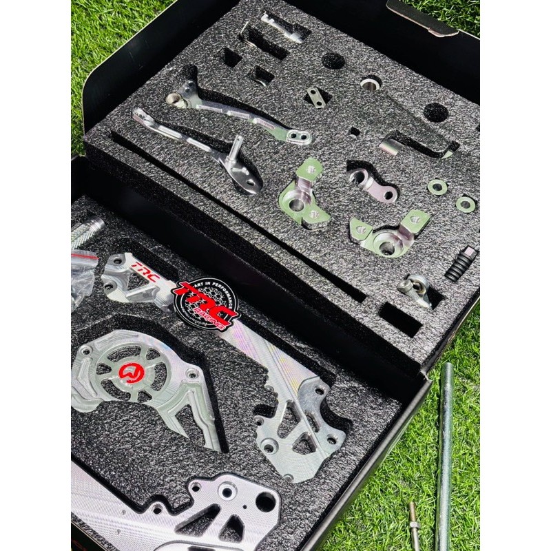 TRC CNC HALF SHIFTER ASSEMBLY FOR SNIPER 155 S2 V2 8061 SILVER | Shopee Philippines