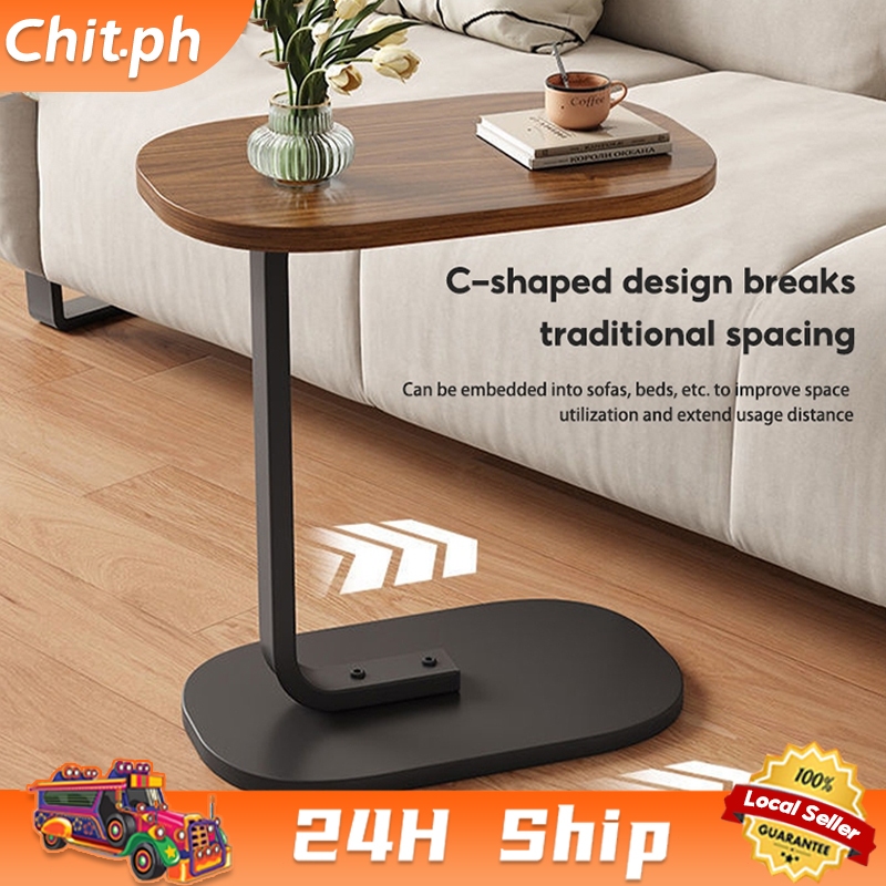 CHIT Nordic Side Table Sofa Bedside Table Corner C-Type Movable Coffee ...