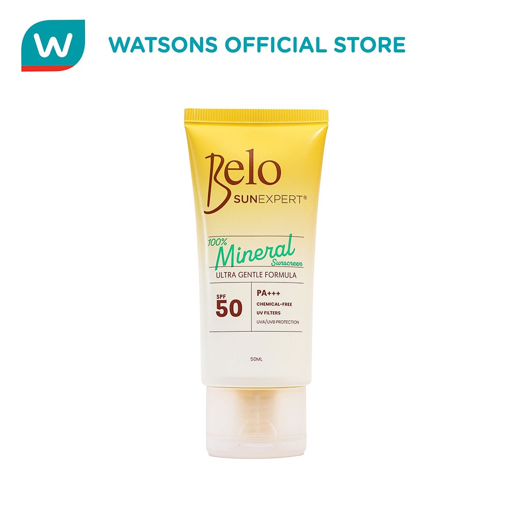 BELO SunExpert Mineral Ultra Gentle Sunscreen SPF50 PA+++ 50ml | Shopee ...