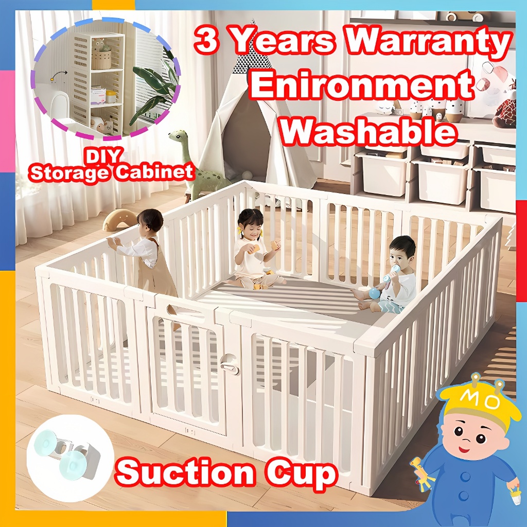【warranty】Playpen For Baby 4th Gen Version Plastic Assembly Safe ...
