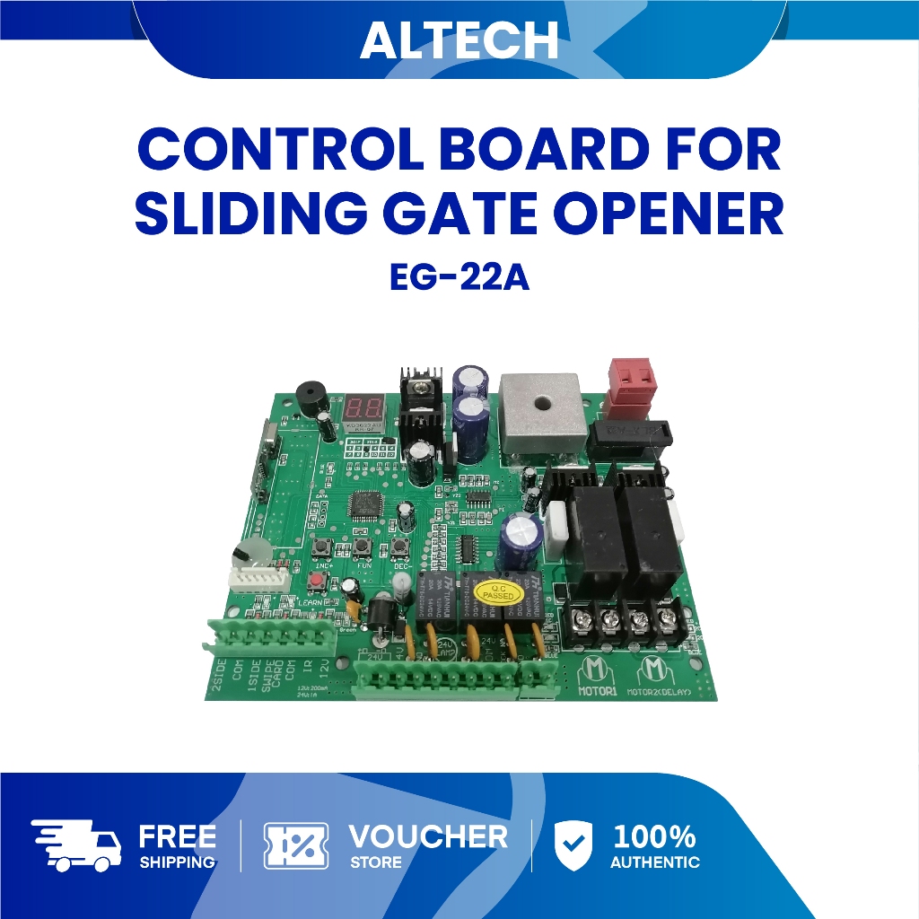 ALTECH Control Board for Altech Swing Gate Motors (EG-22A) | Shopee ...