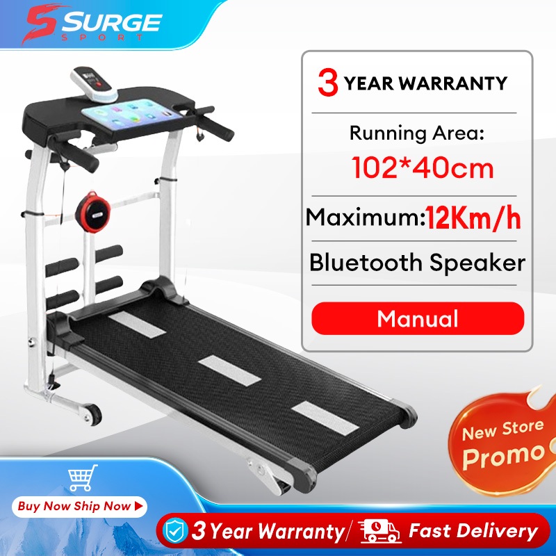 Multifunction Treadmill, Shock-Absorbing Walking Pad Household ...