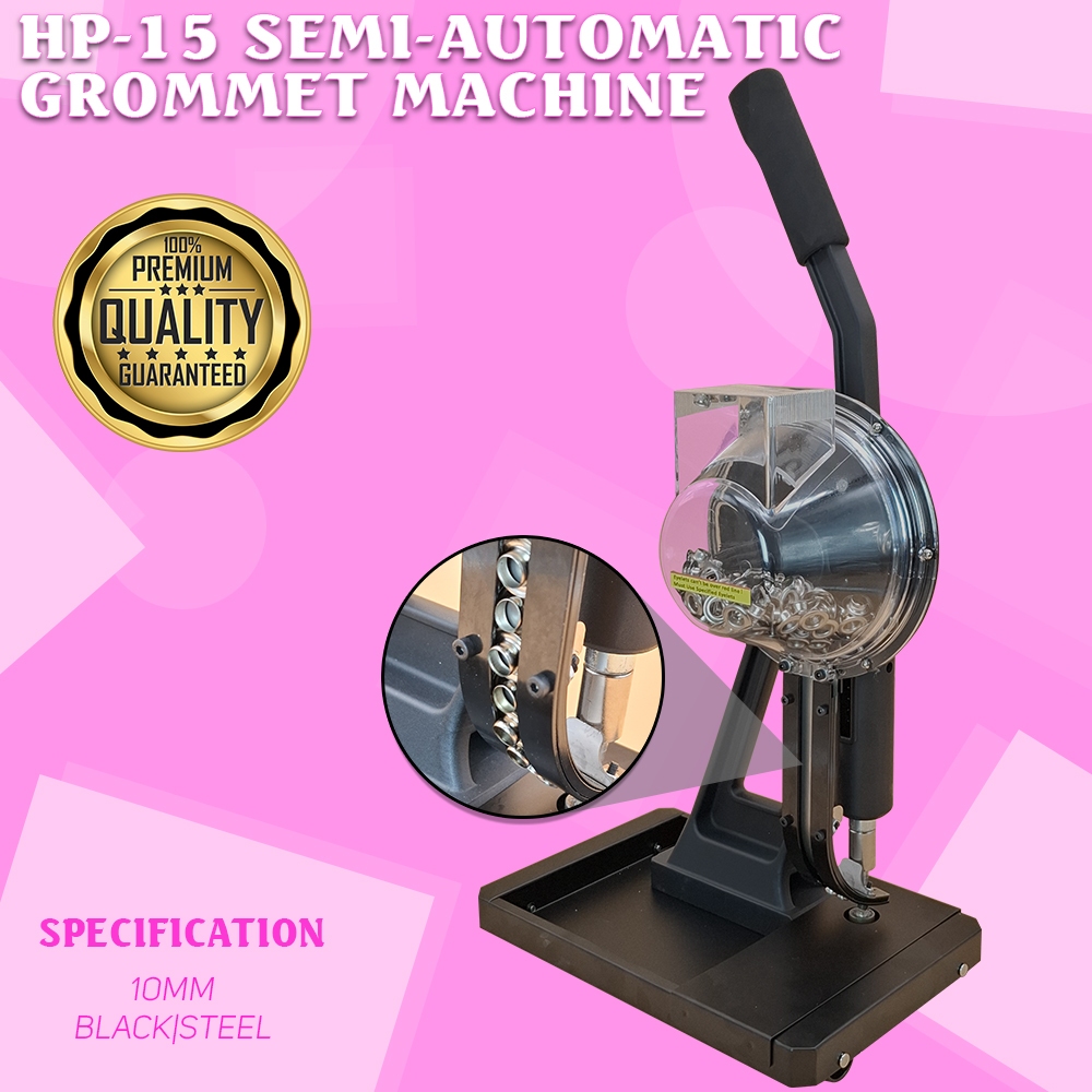 HP-15 Semi-Automatic Grommet Machine Eyelet Machine - 10mm (with free sample) | Shopee Philippines