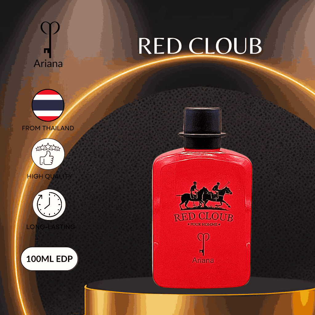 ARIANA Red Cloub For Him 100ml Long lasting EDP Fragrance | Shopee ...