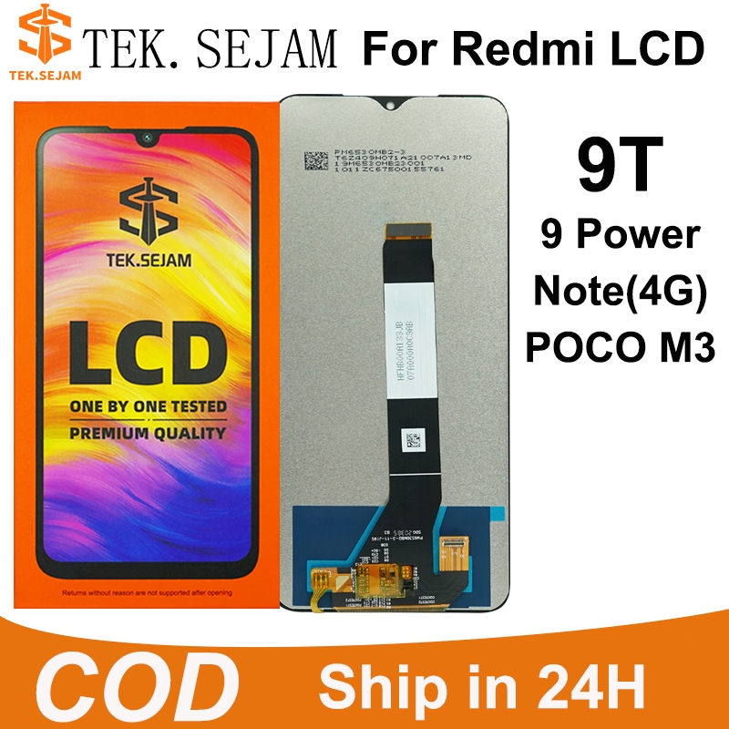 TEK.SEJAM LCD for Redmi 9T 9A 9C Note 9(4G) POCO M3 LCD Display Touch ...