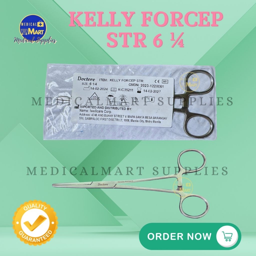 Kelly Forcep 6 ¼",Straight,Doctore | Shopee Philippines