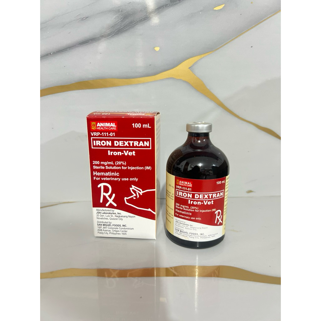 IRON VET 100ML (For Pigs) - ACTUAL PIC | Shopee Philippines