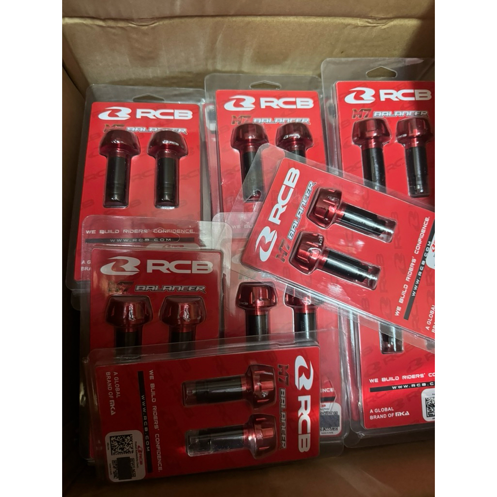 RCB HANDLE BAR END ALLOY M7 UNIVERSAL | Shopee Philippines