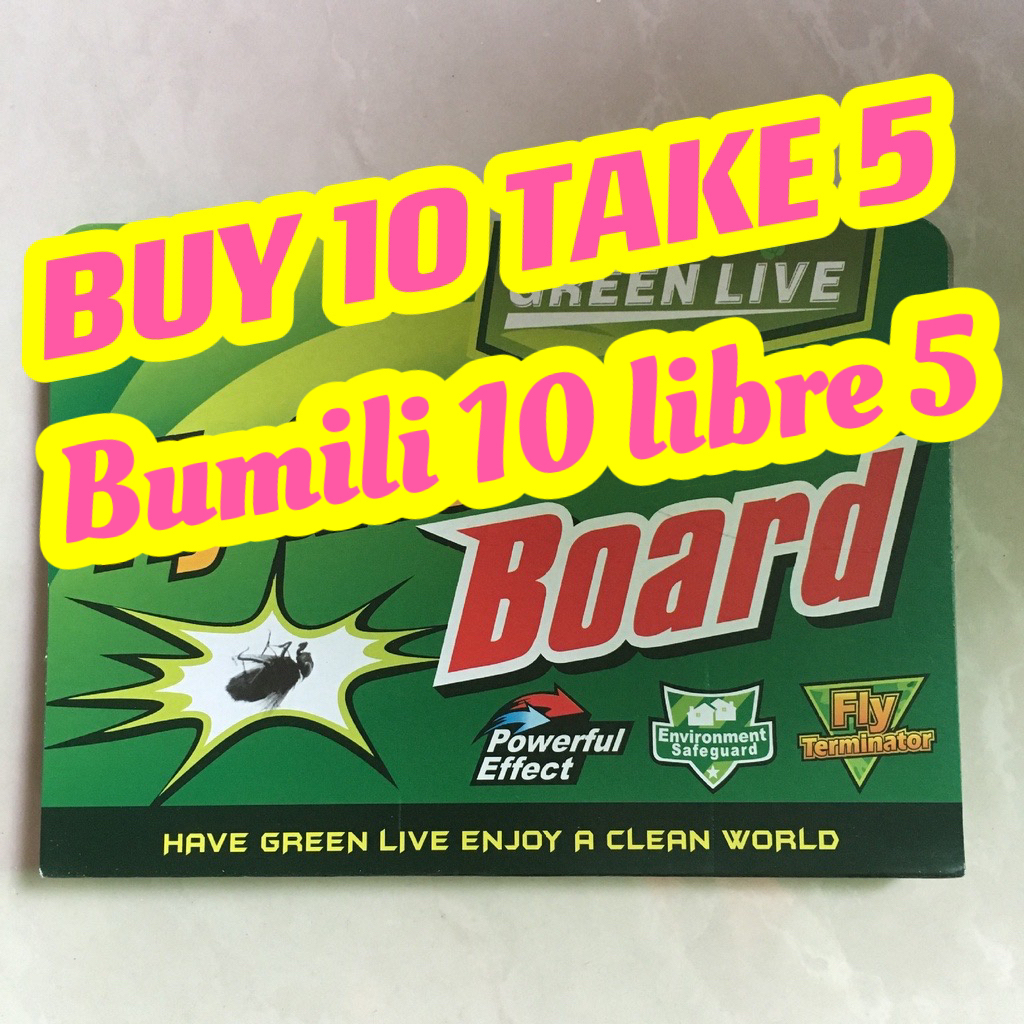 Fly glue board Fly sticker Insect trap board Flies / Langaw adhesive ...