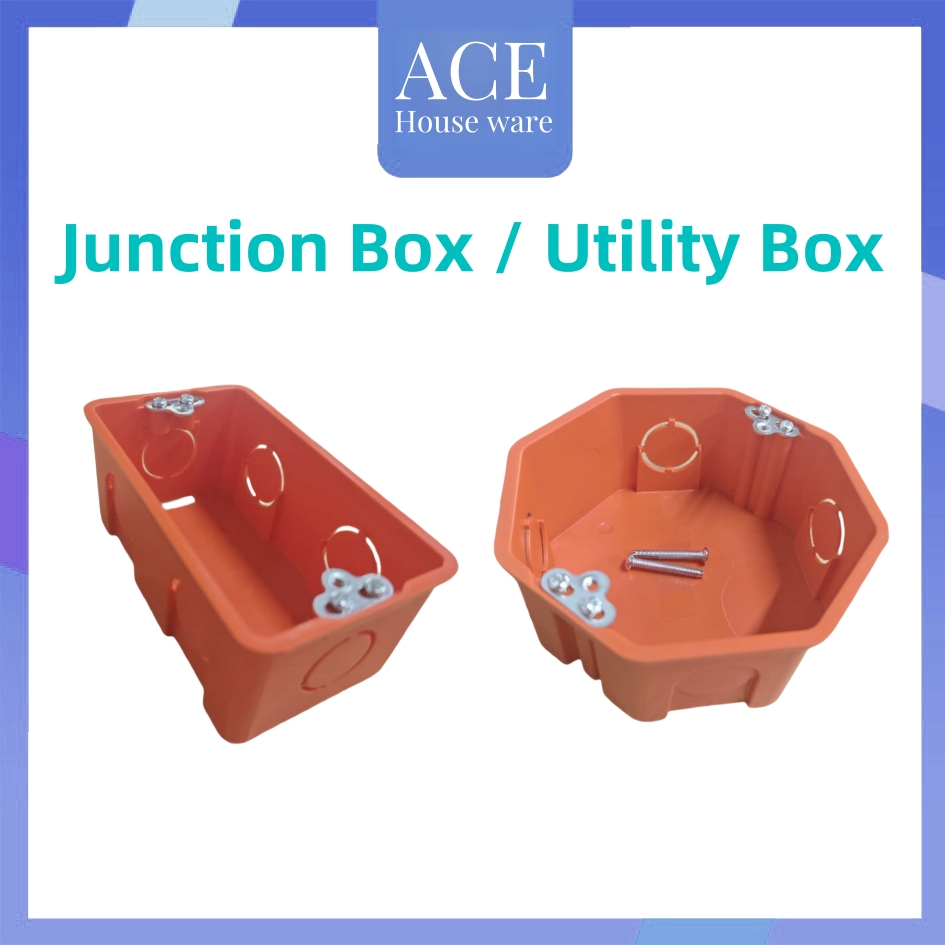 PVC Orange Junction Box/ Utility Box / Cover ( FOR ELECTRICAL ...