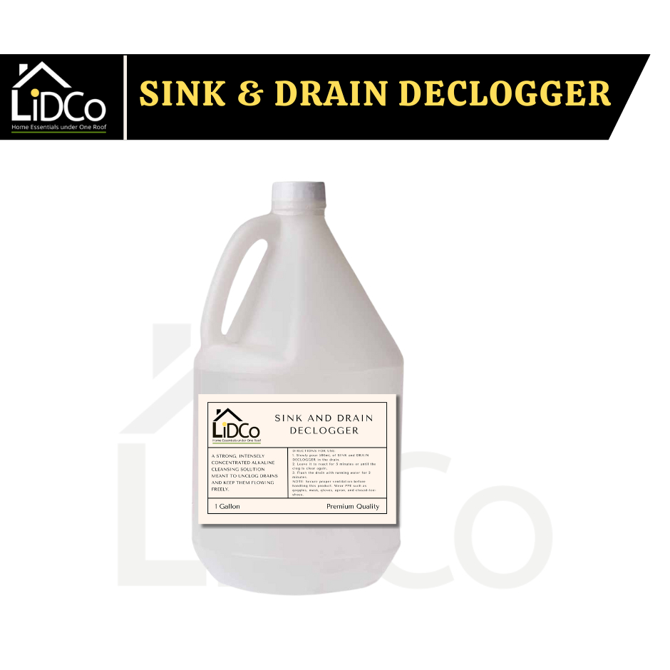Lidco SINK AND DRAIN DECLOGGER Gallon | Shopee Philippines