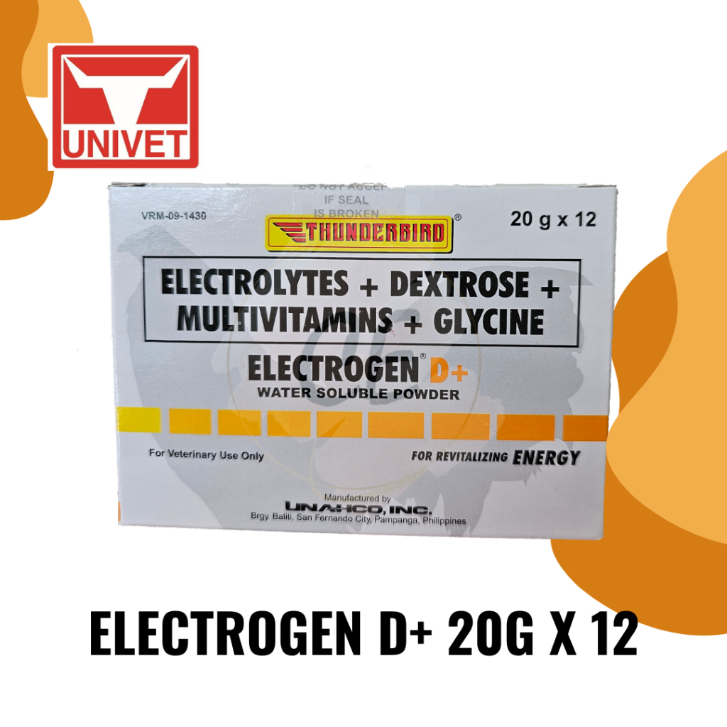 Thunderbird ELECTROGEN D+ Soluble Powder Box | Shopee Philippines