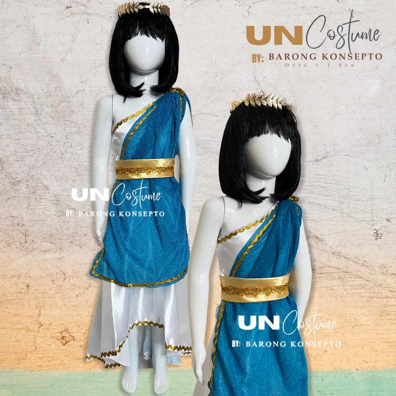 GREECE GIRL-BLUE / Greek Goddess for United Nation Costume for Kids ...