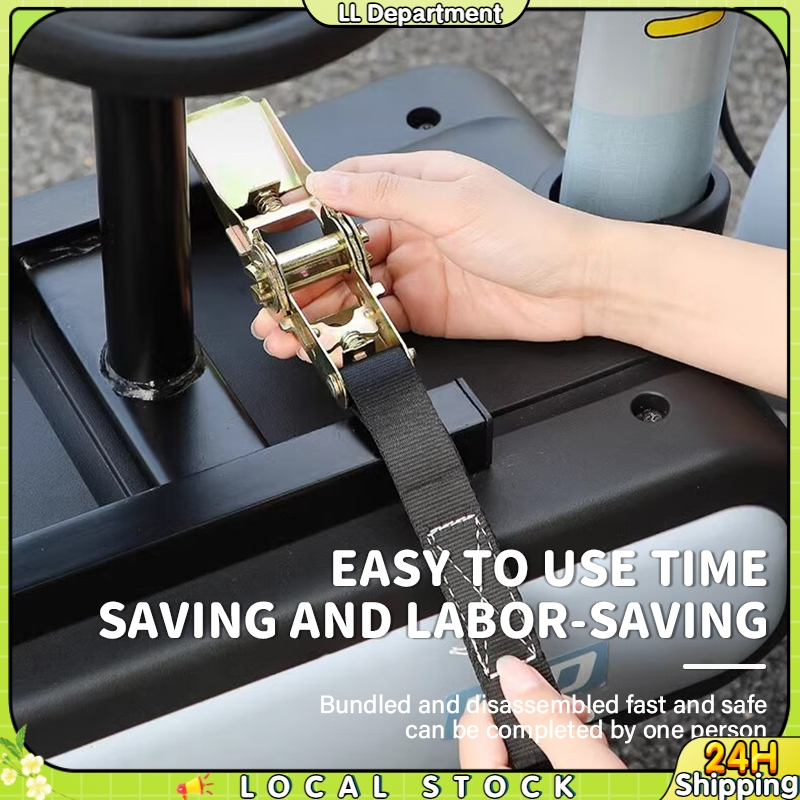 Multi Purpose Adjustable Lashing Ratchet Cargo Strap Heavy Duty Tie ...