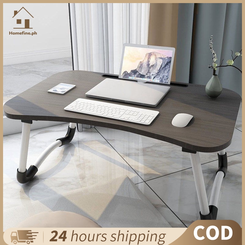 COD️⭐Portable Lazy Folding Table Dormitory Simple Bed Study Table Home ...