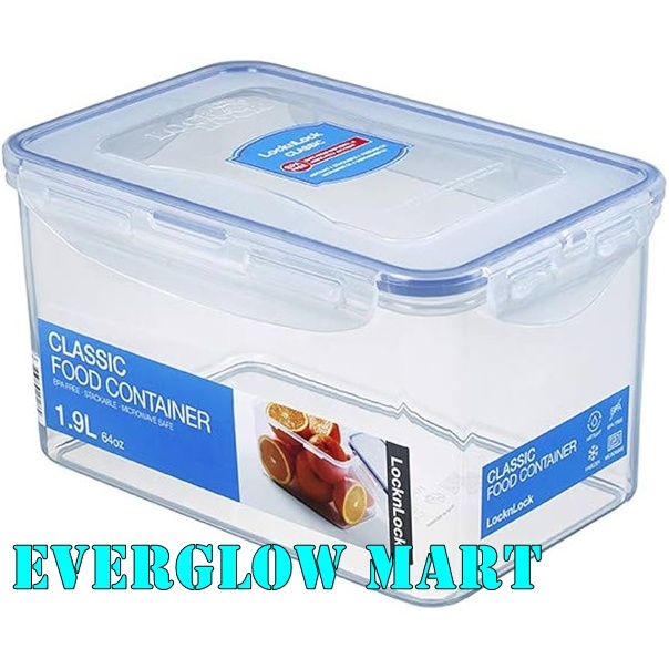 (HPL818) LOCK & LOCK CLASSIC 1.9L TUPPERWARE EVERGLOW MART | Shopee ...