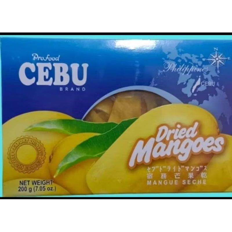 Cebu Dried Mango Slice Giftbox 200g | Shopee Philippines
