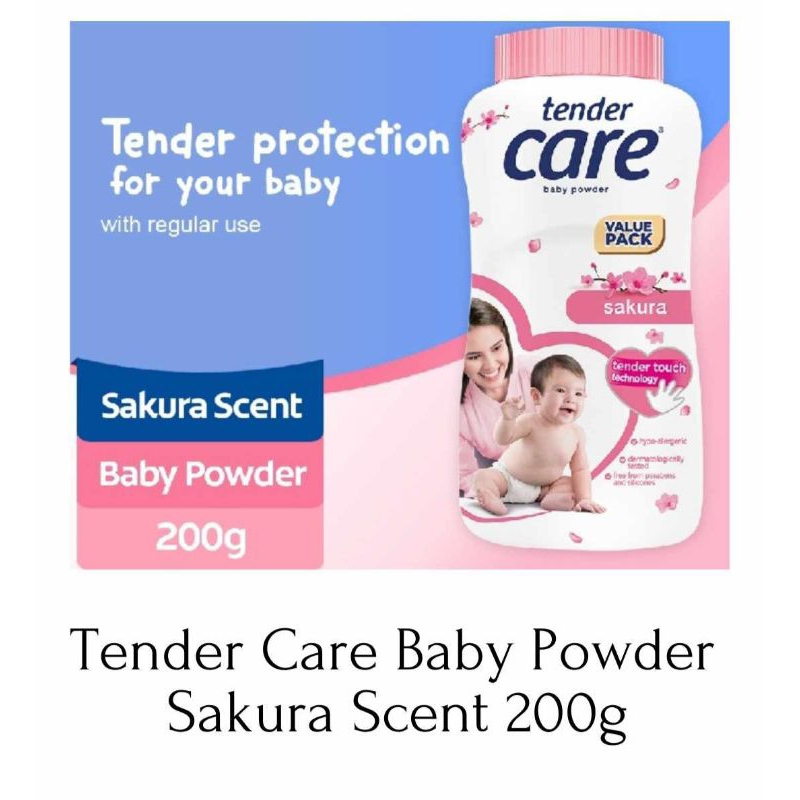 Tender Care Baby Powder Hypoallergenic & Dermatologically Tested 200g ...
