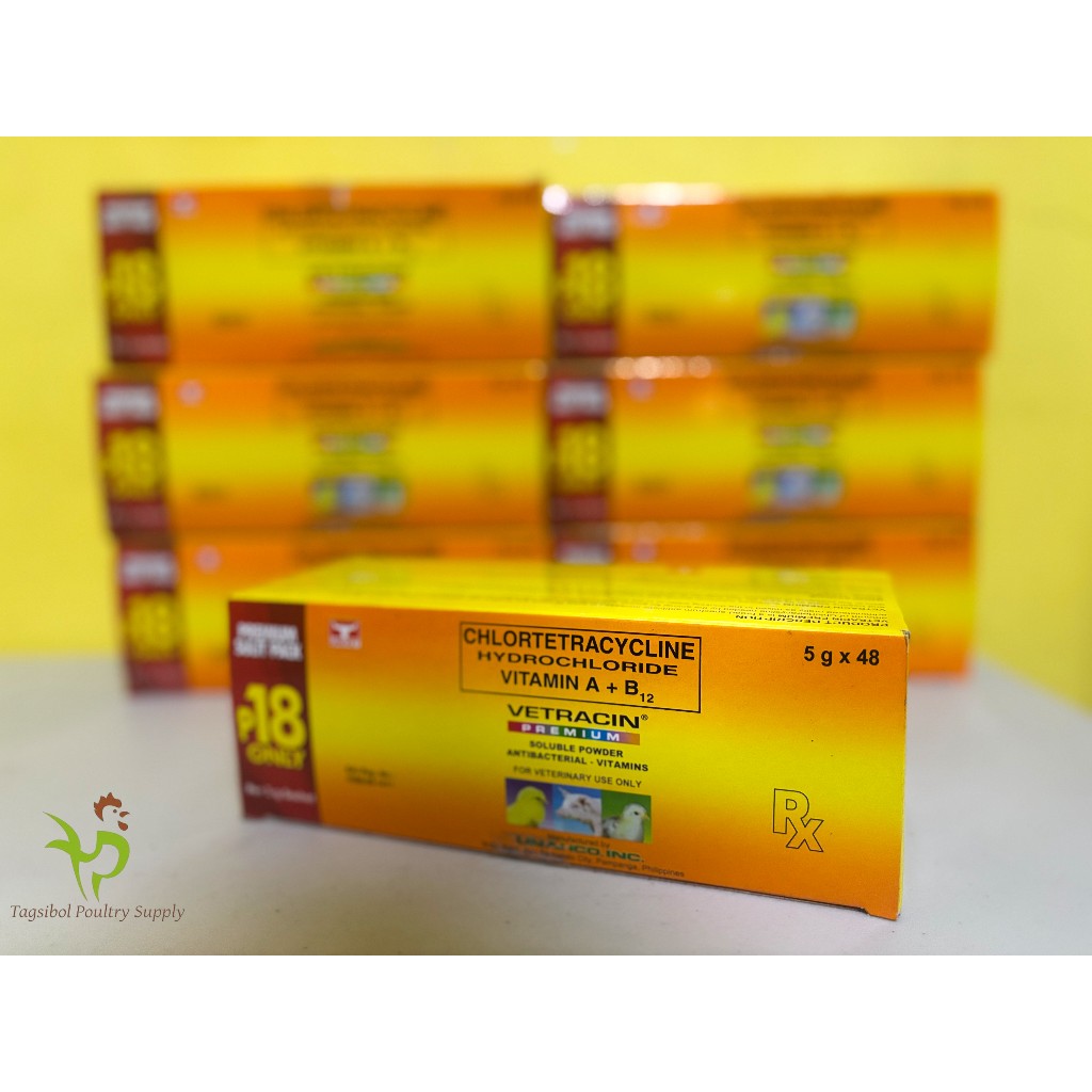 1Box Vetracin Premium Soluble Powder Antibacterial/Vitamins 5g | Shopee ...