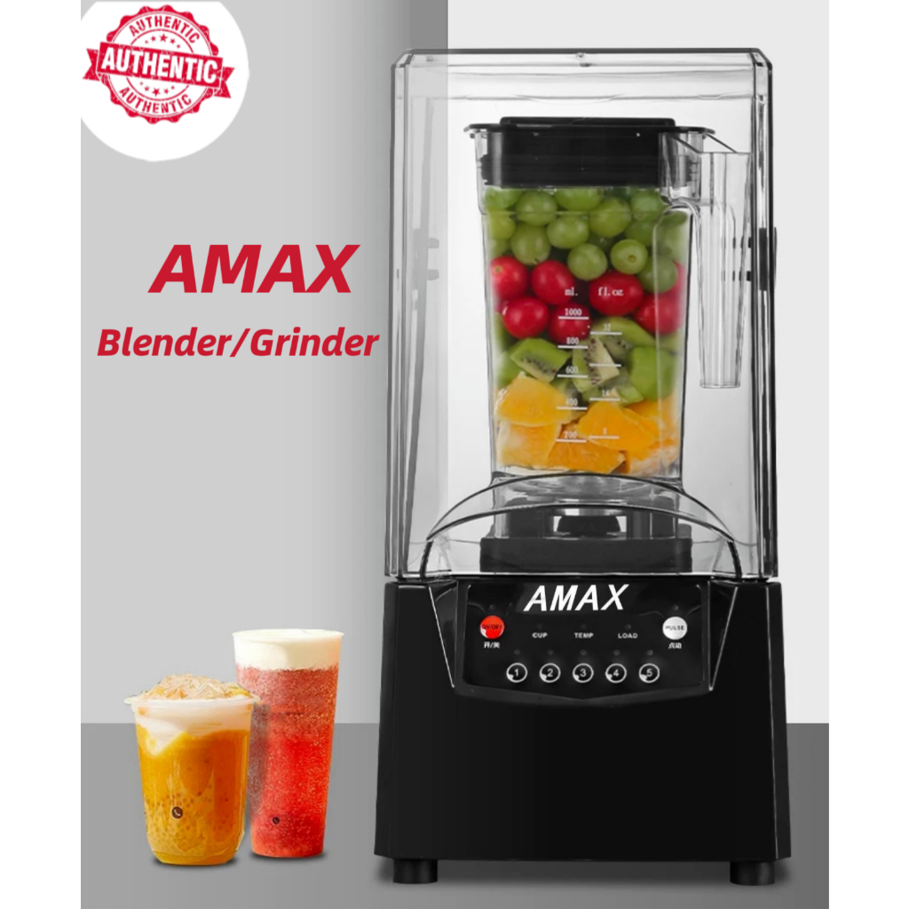 AMAX 2L Ice Blender T8 Ice Crushing Replacable Blades Powerful/ Ice ...
