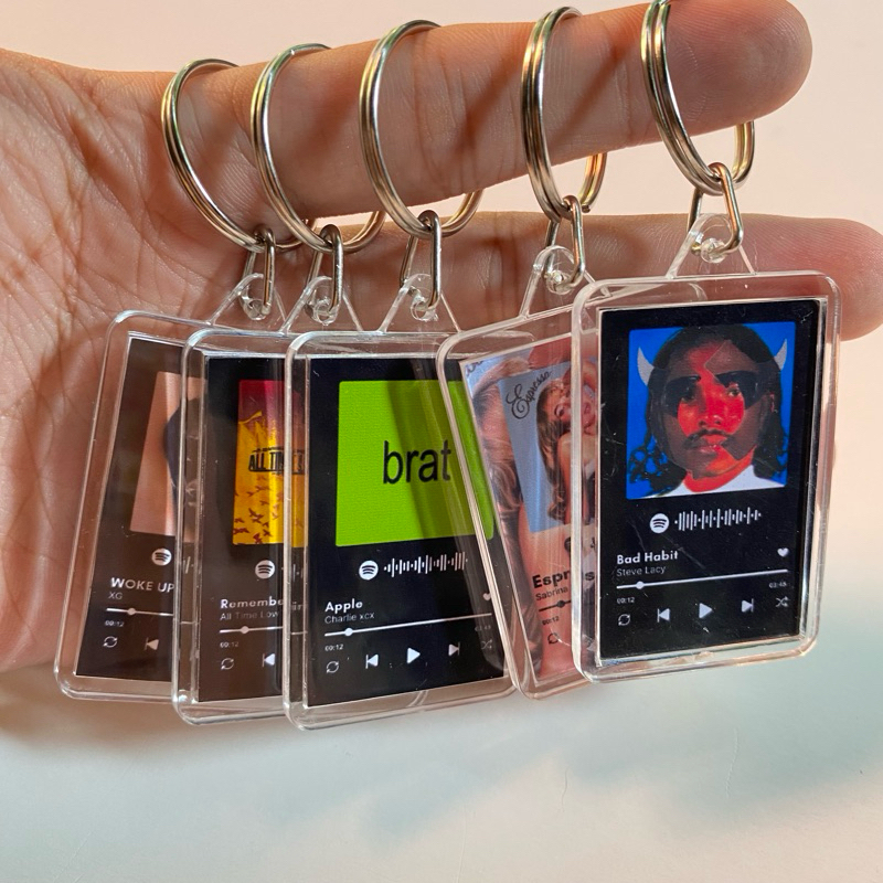 Customize Spotify Keychain | Scannable High Quality | Shopee Philippines