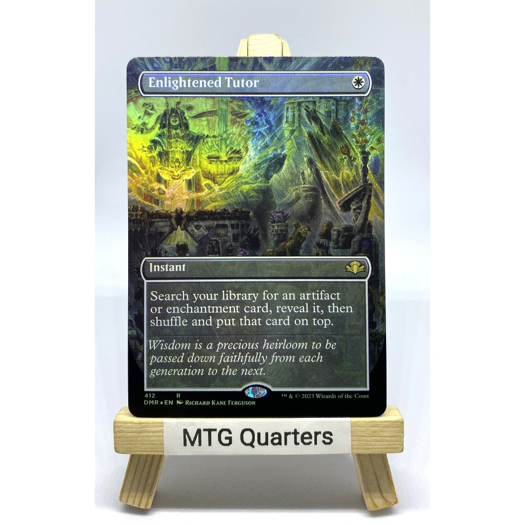 MTG Proxy Card - Enlightened Tutor (Borderless Foil) | Dominaria ... MTG Proxy Card - Enlightened Tutor (Borderless Foil) | Dominaria ...
