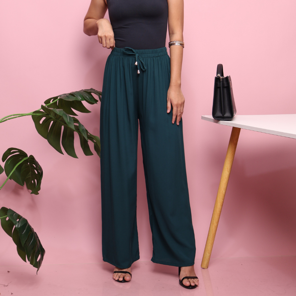 CHALLIS BOHO SQUARE PANTS | Shopee Philippines