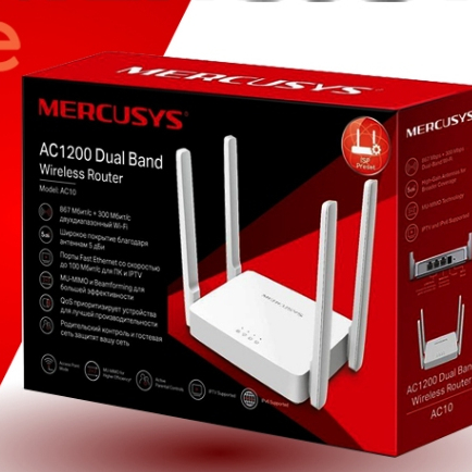 MERCUSYS AC10 AC1200 Wireless Dual Band Router | Shopee Philippines