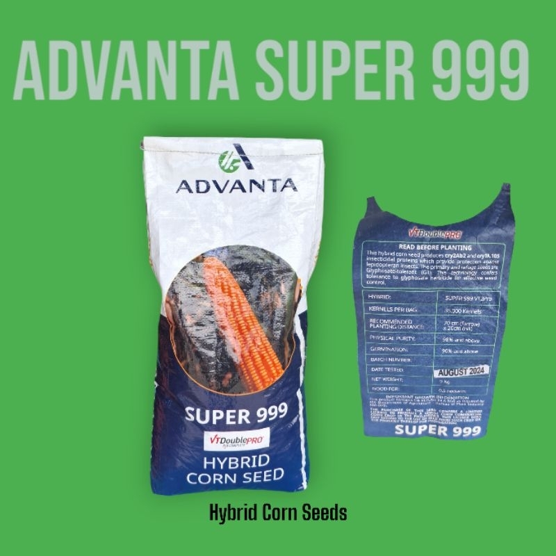 ADVANTA SUPER 999 VT2Pro HYBRID CORN SEEDS 9kg | Shopee Philippines