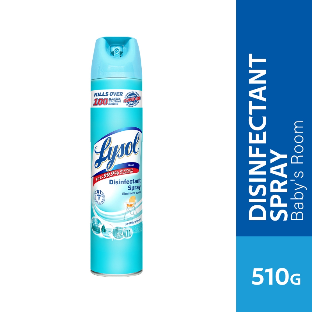 Lysol Antibacterial Disinfectant Spray Cleaner Baby's Room 510 G ...