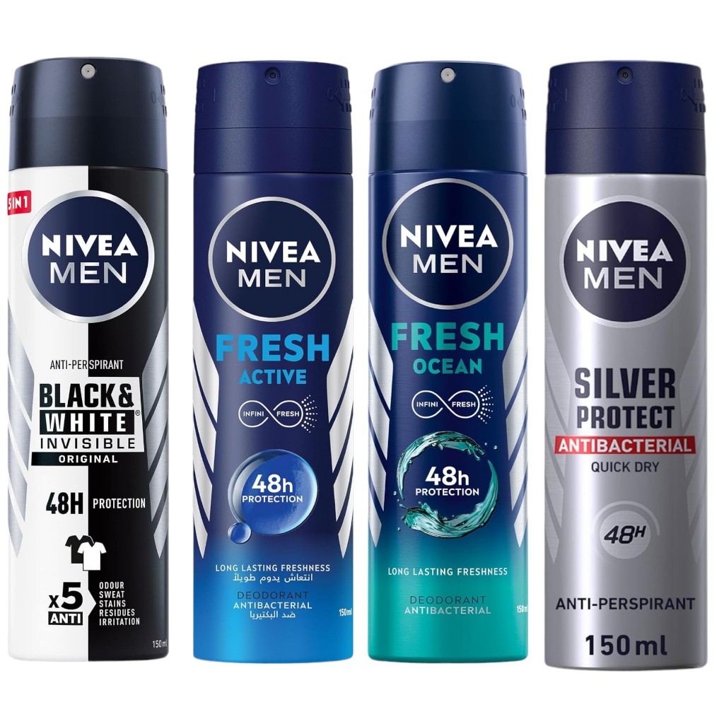 Nivea Men Antiperspirant/Deodorant Spray 150ml / ORIGINAL FROM UAE | Shopee Philippines