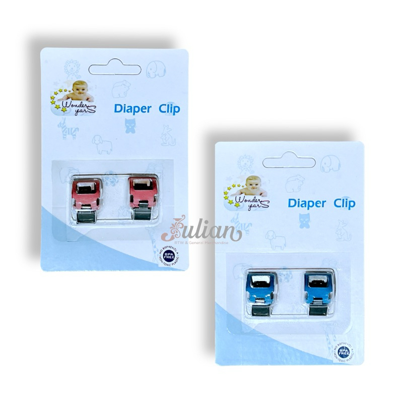Wonder Years Diaper Clip BPA Free Nappy Clamp for Easy Diaper ...