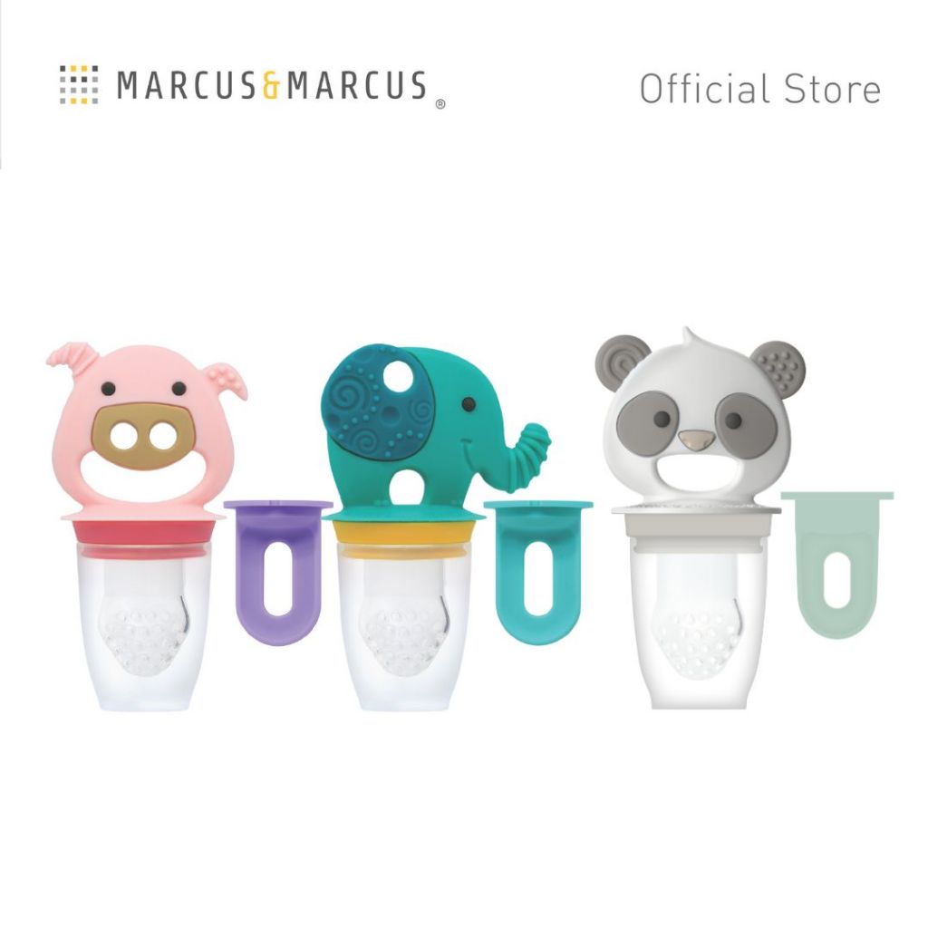Marcus & Marcus Silicone Self Feeder N' Pop | Shopee Philippines