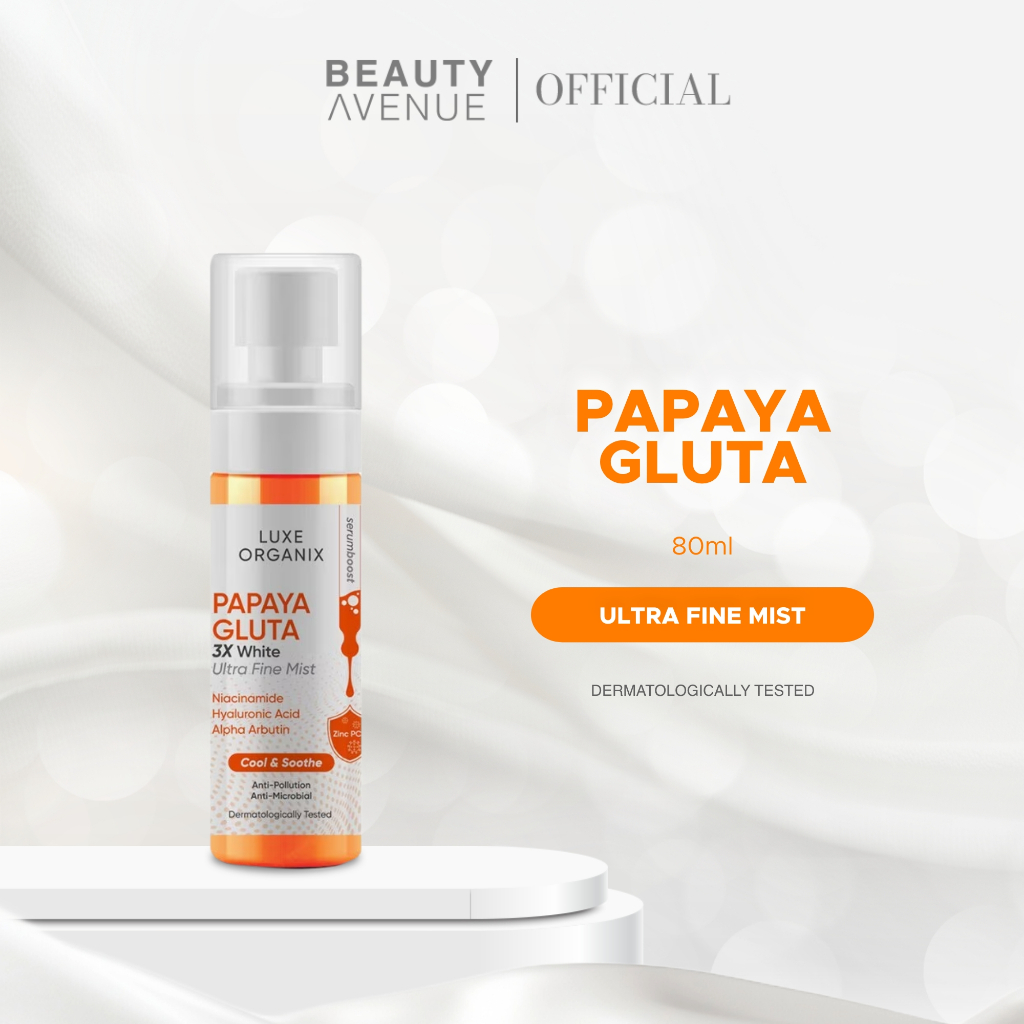Luxe Organix Papaya Gluta 3x White Ultra Fine Mist 80ml | Shopee ...
