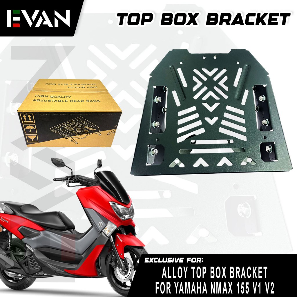 EVAN.SHOP TOP BOX BRACKET FOR YAMAHA NMAX 155 VERSION 1 AND 2 ...