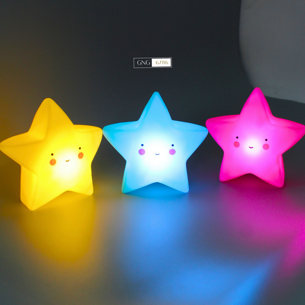 GnG 】Collection Star Design Night Light Lamp Cute Gifts Kids Bedroom ...