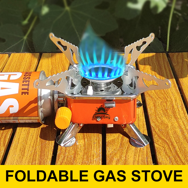 Original portable gas stove mini burner bounce butane stove for outdoor ...