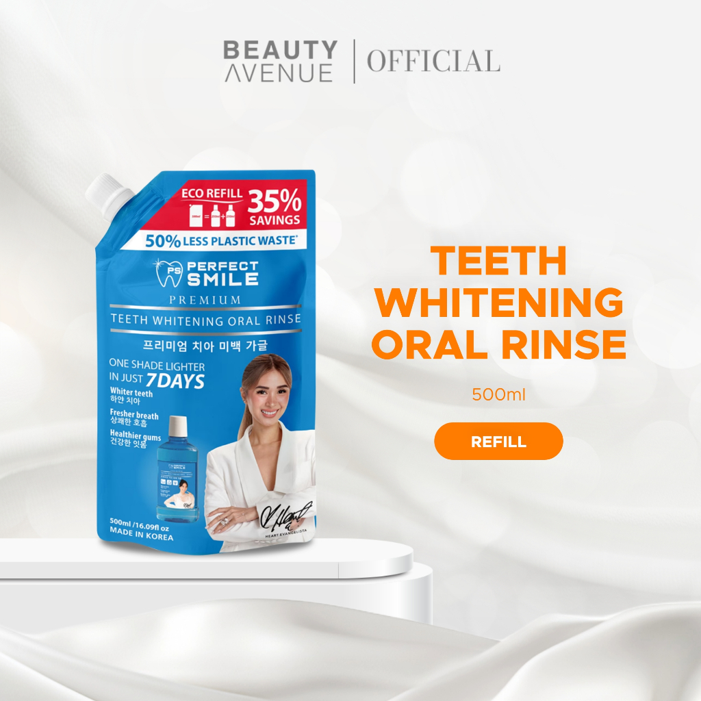 Perfect Smile Teeth Whitening Oral Rinse Refill 500ml | Shopee Philippines