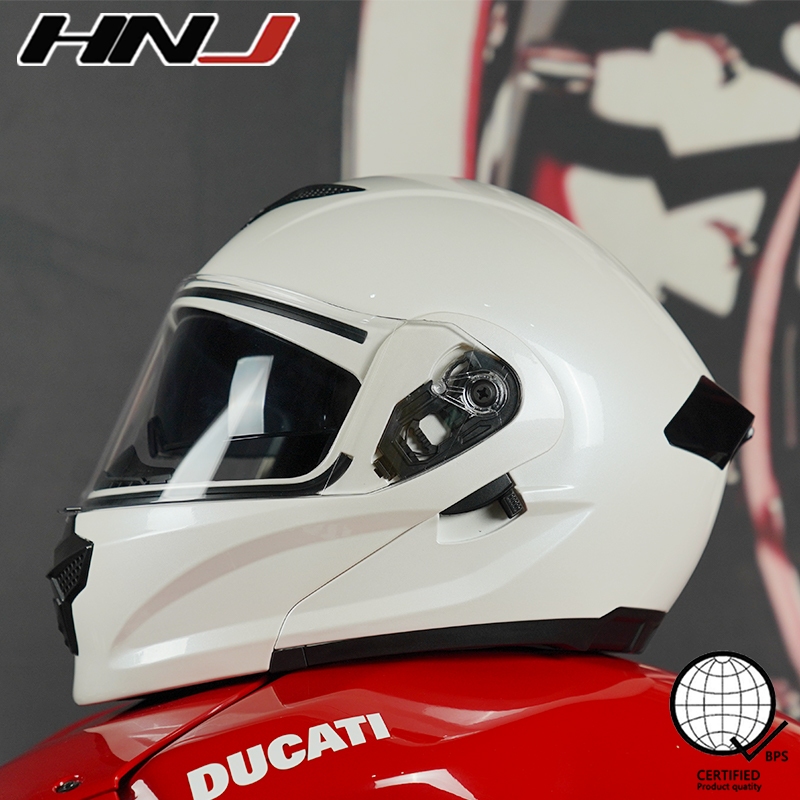 HNJ A119 Modular helmet Full Face for motorcycle Dual Visor man and ...